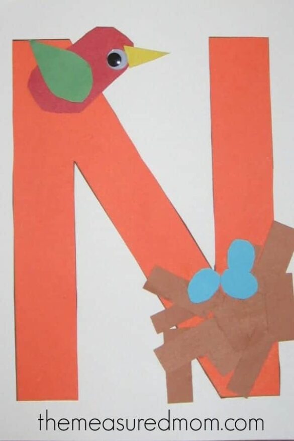 26 Adorable Letter Crafts - One For Each Letter Of The Alphabet! - Page ...