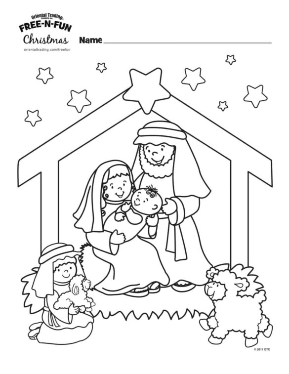 9 Wonderful Winter Kids Coloring Pages - Page 2 of 3