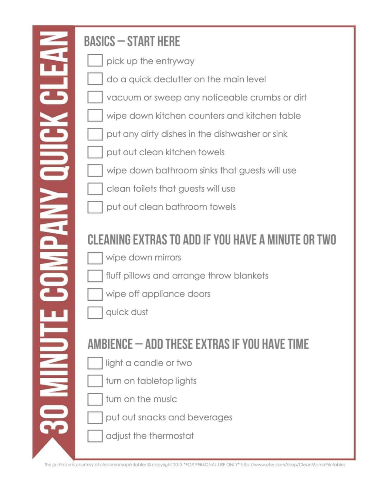 7 Printable Cleaning Schedules for Easy Home Organization