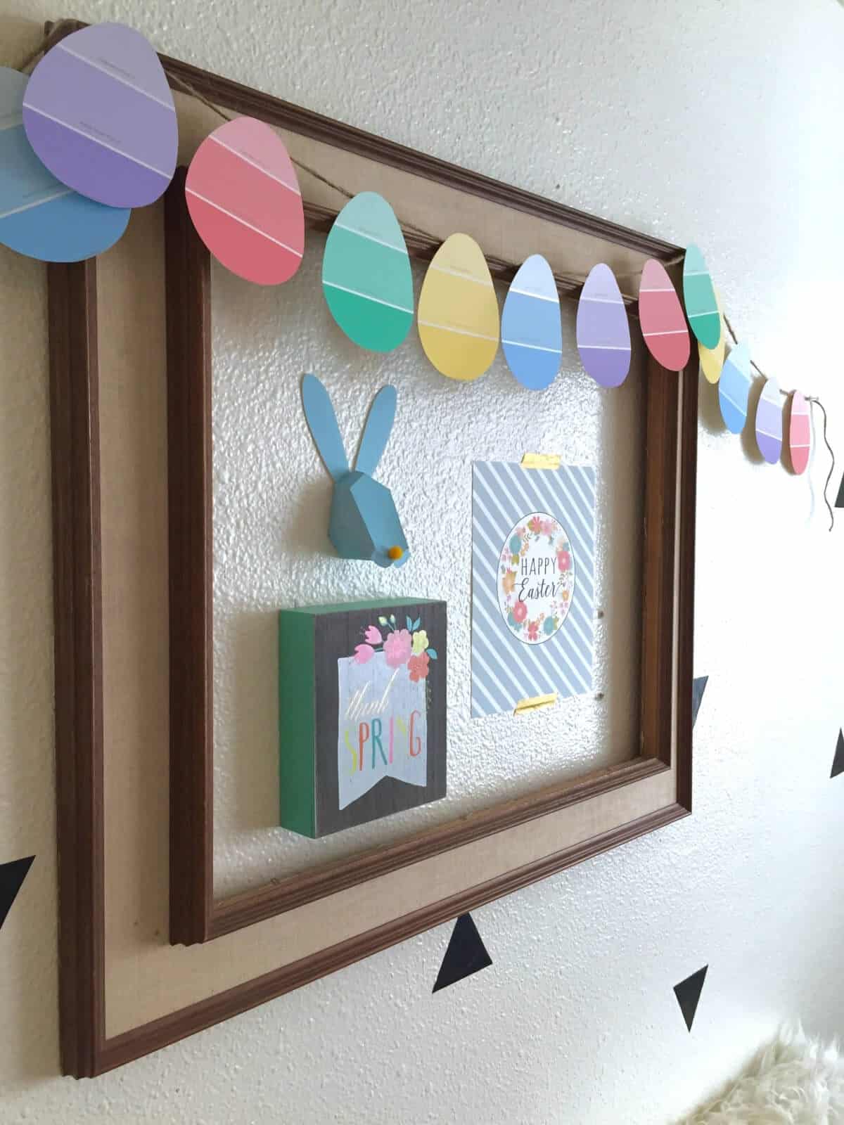Completely FREE DIY Easter Garland