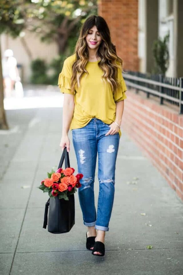 8 Ways To Wear Yellow & Denim For Summer