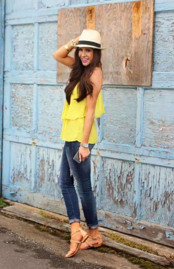 8 Ways To Wear Yellow & Denim For Summer