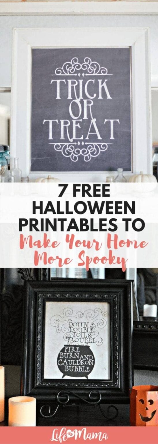 7 Free Halloween Printables To Make Your Home More Spooky
