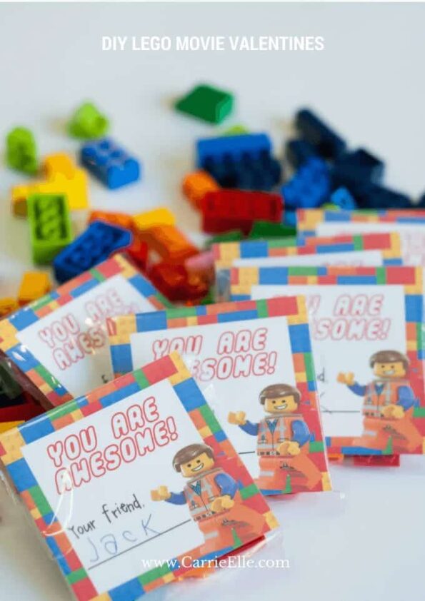 7 Easy DIY LEGO Valentines for Kids This Valentine's Day