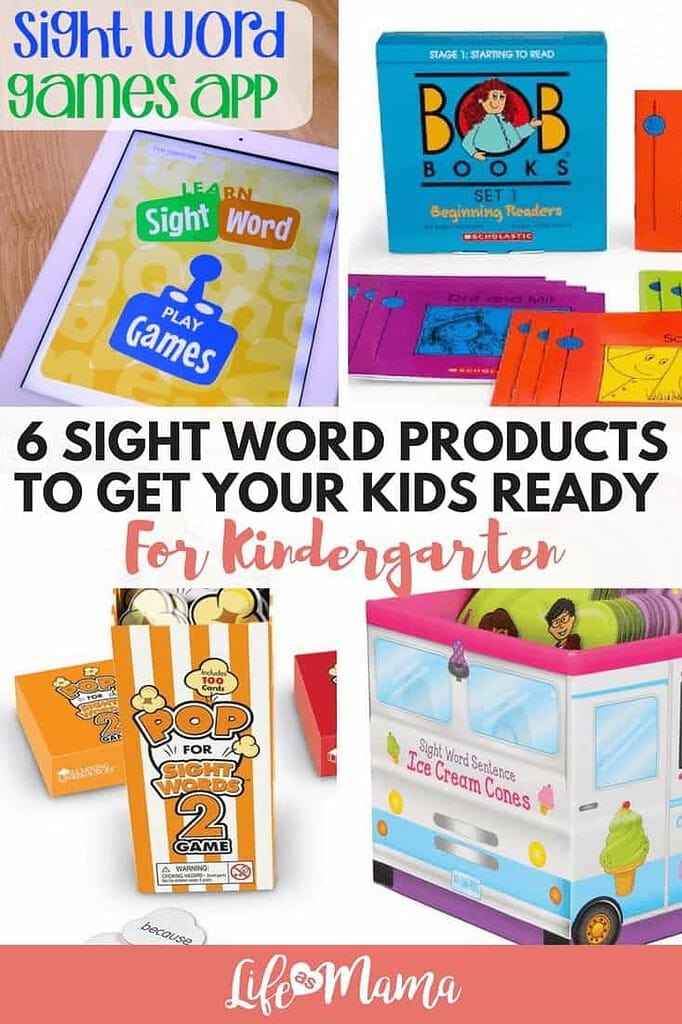 6 Sight Word Products To Get Your Kids Ready For Kindergarten