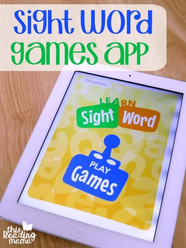 6 Sight Word Products To Get Your Kids Ready For Kindergarten